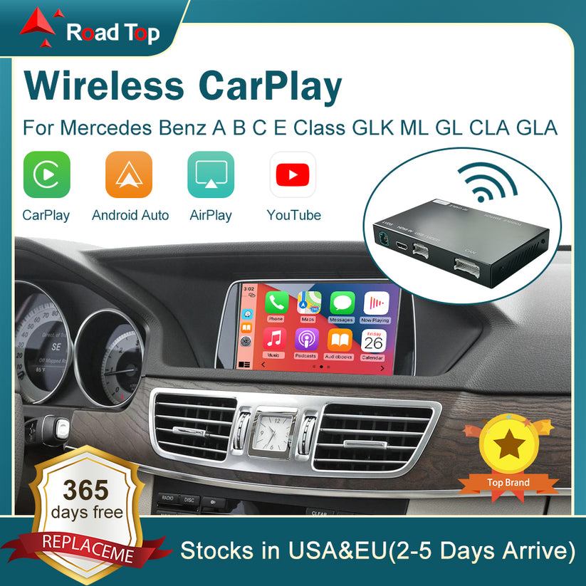 CarPlay for Mercedes Benz A B C E-Class CLA GLA CLS ML G GL GLK – Road Top