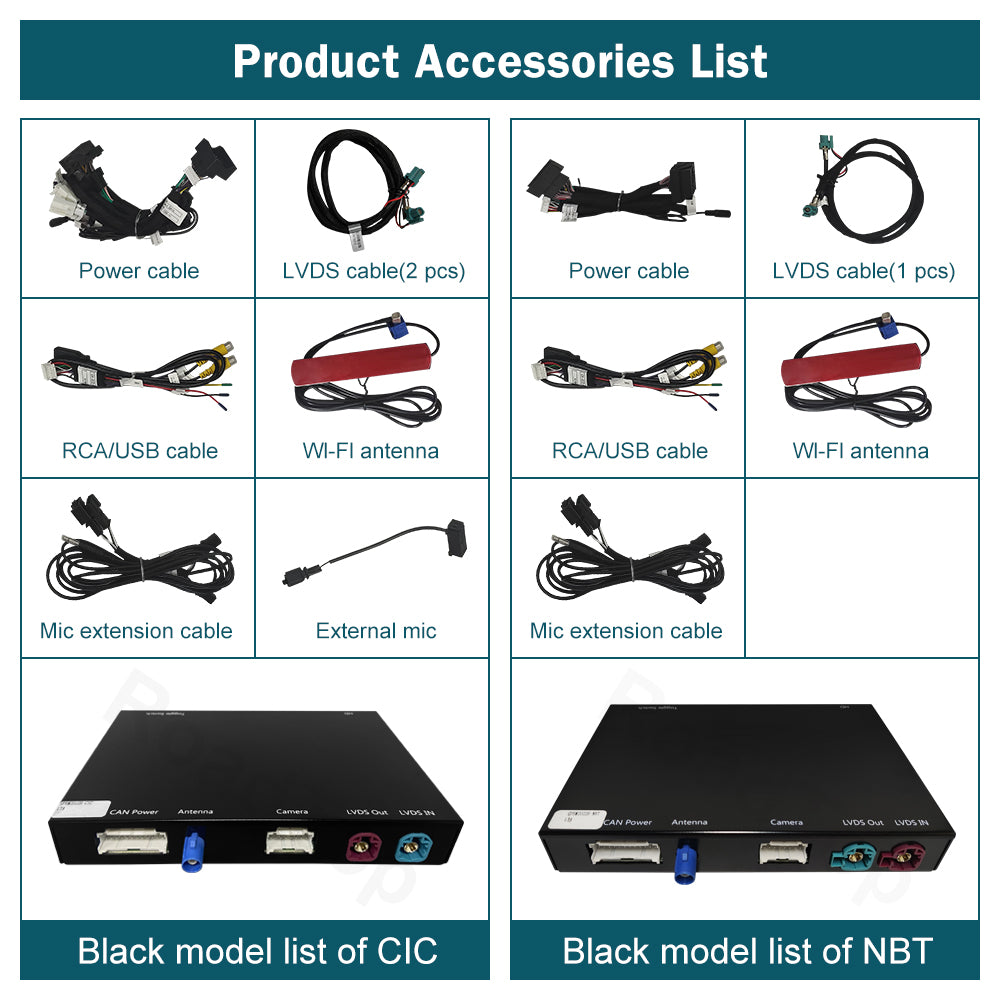 Wireless CarPlay for Mini R55 R56 R57 R58 R59 R60 R61 F54 F55 – Road Top