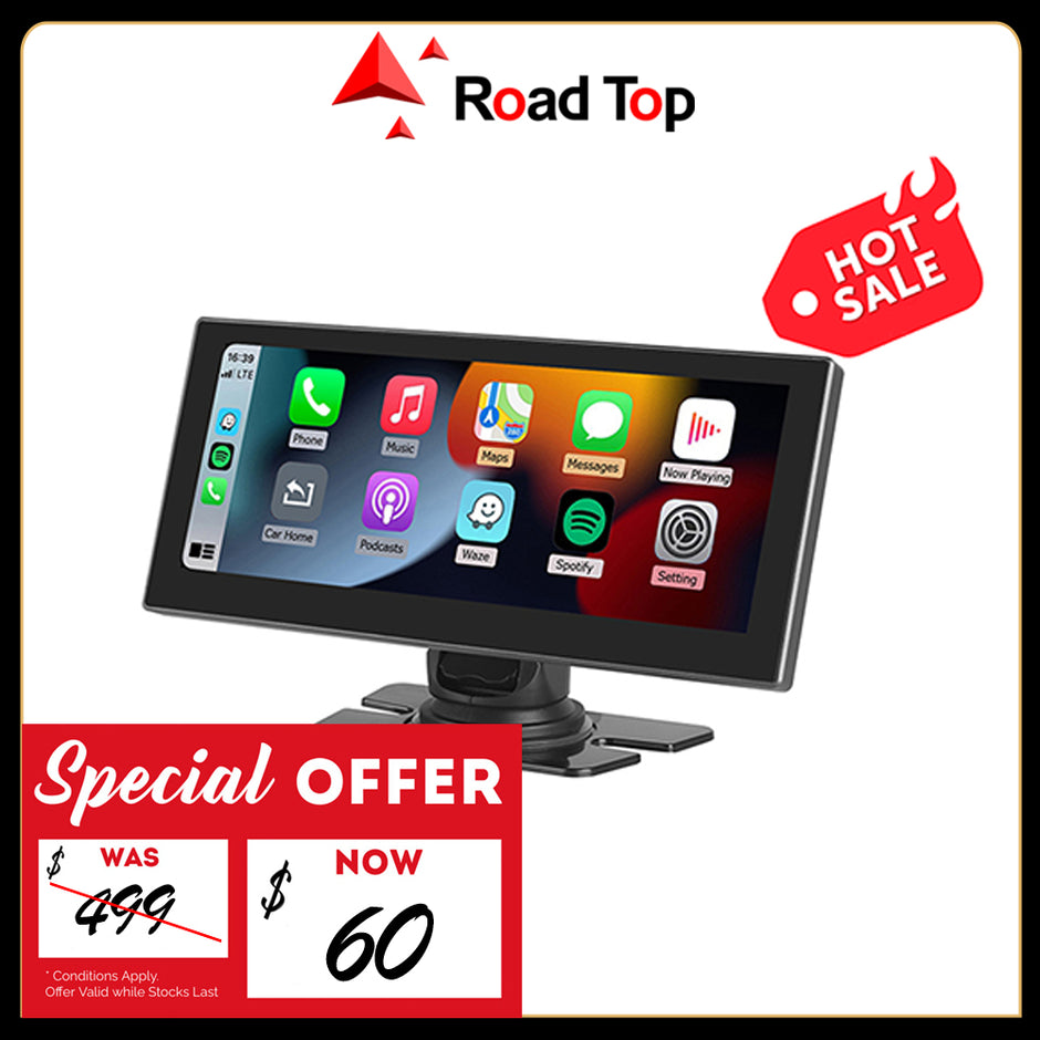 Road Top portable car stereo units work with all makes of cars