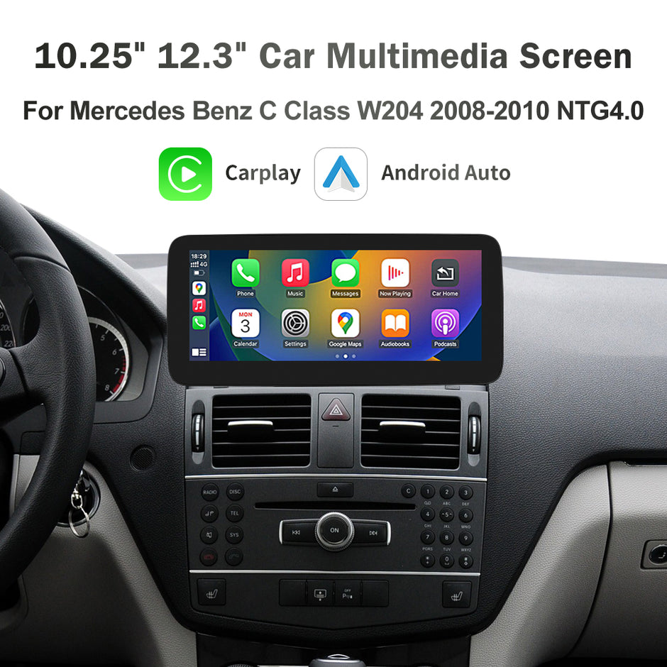 For Mercedes Benz 10.25/12.3 inch Linux HD Touch Screen – Road Top