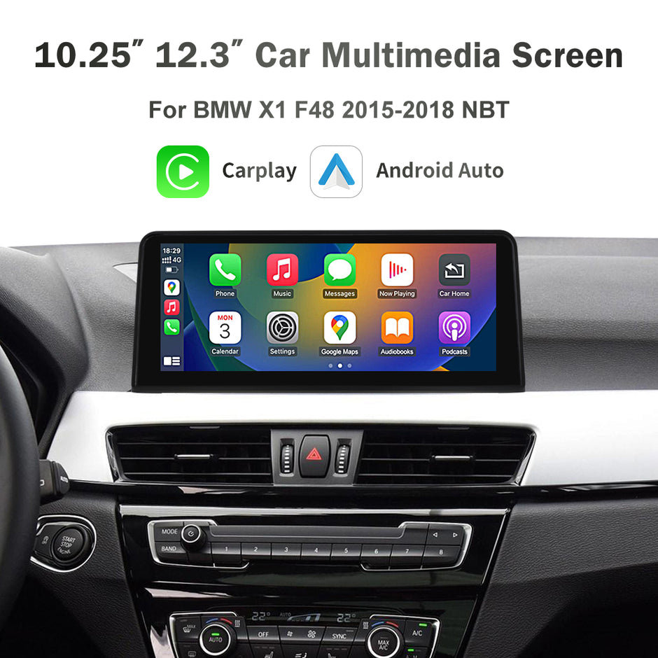 For BMW 10.25inch Linux Touch Screen with Wireless CarPlay Android Auto ...