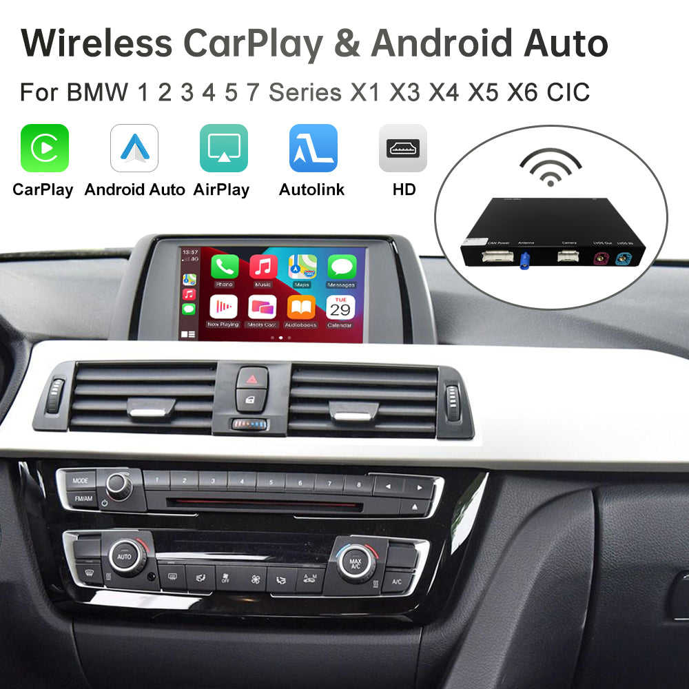 Wireless CarPlay for BMW CIC System 1 2 3 4 5 7 Series X1 X3 X4 X5 X6 ...